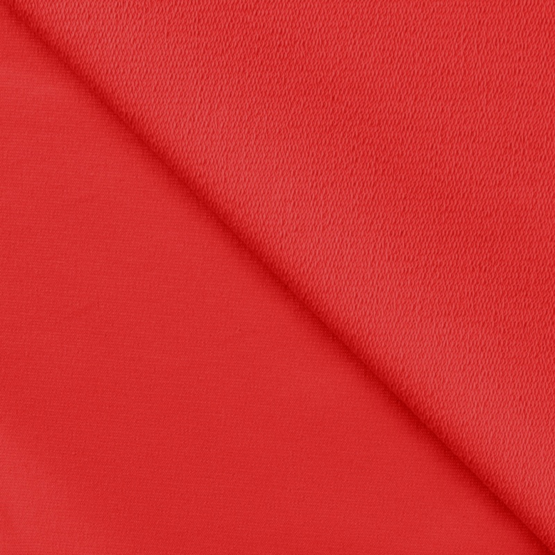 Tissu Sweat French Terry Rouge - Tissus des Ursules