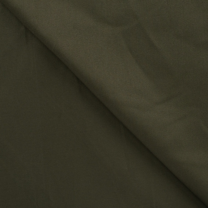 Tissu Coton Satin Army - Tissus des Ursules