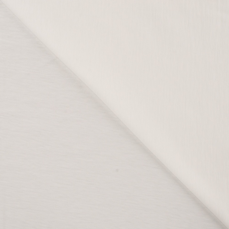 Tissu Jersey Coton Blanc Cassé - Tissus des Ursules