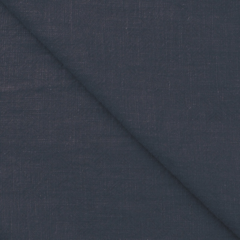 Tissu Lin Lavé Jeans - Tissus des Ursules