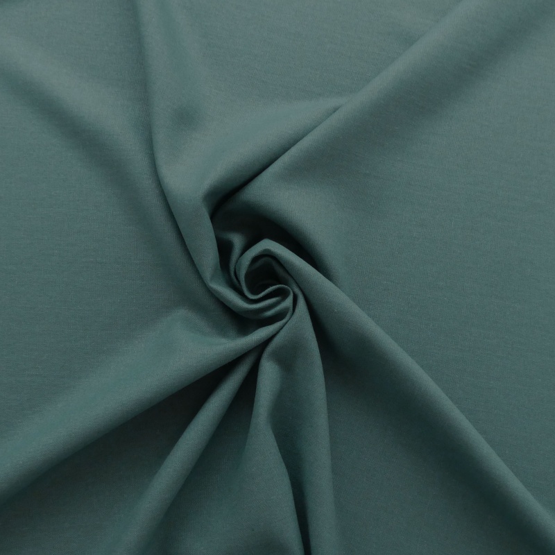 Tissu Lincas Toile Lin Unie Forêt - Tissus des Ursules