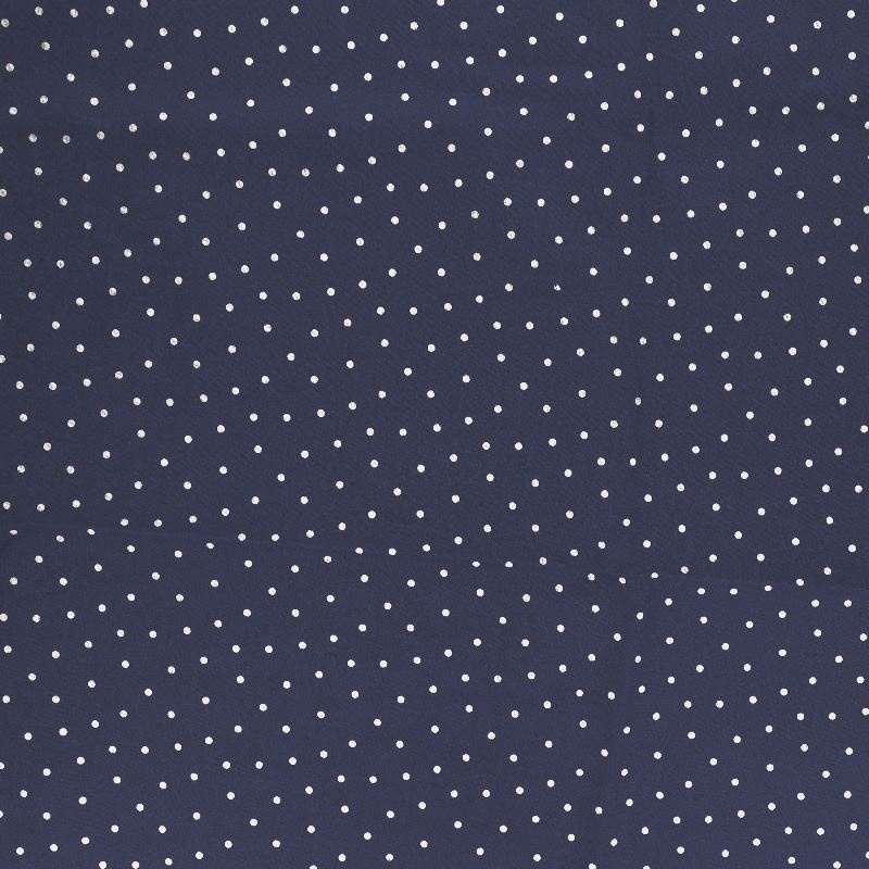 Tissu Pois Coton 57fils Indigo - Tissus des Ursules