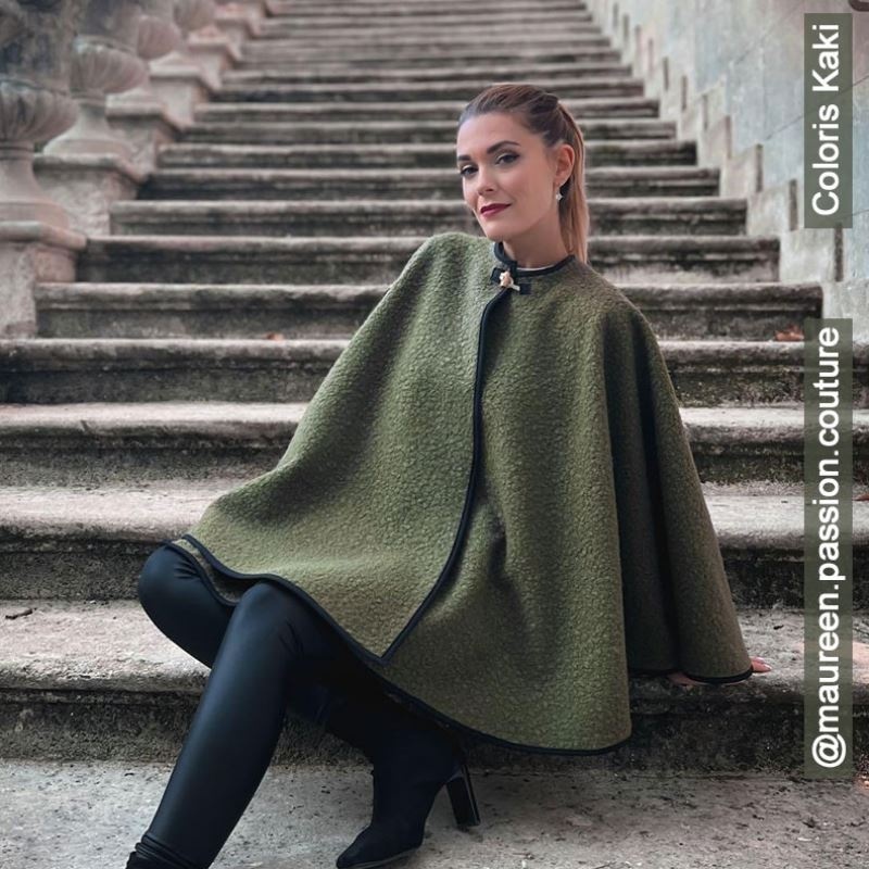 Tissu Boucle Maxi Camel - Tissus des Ursules