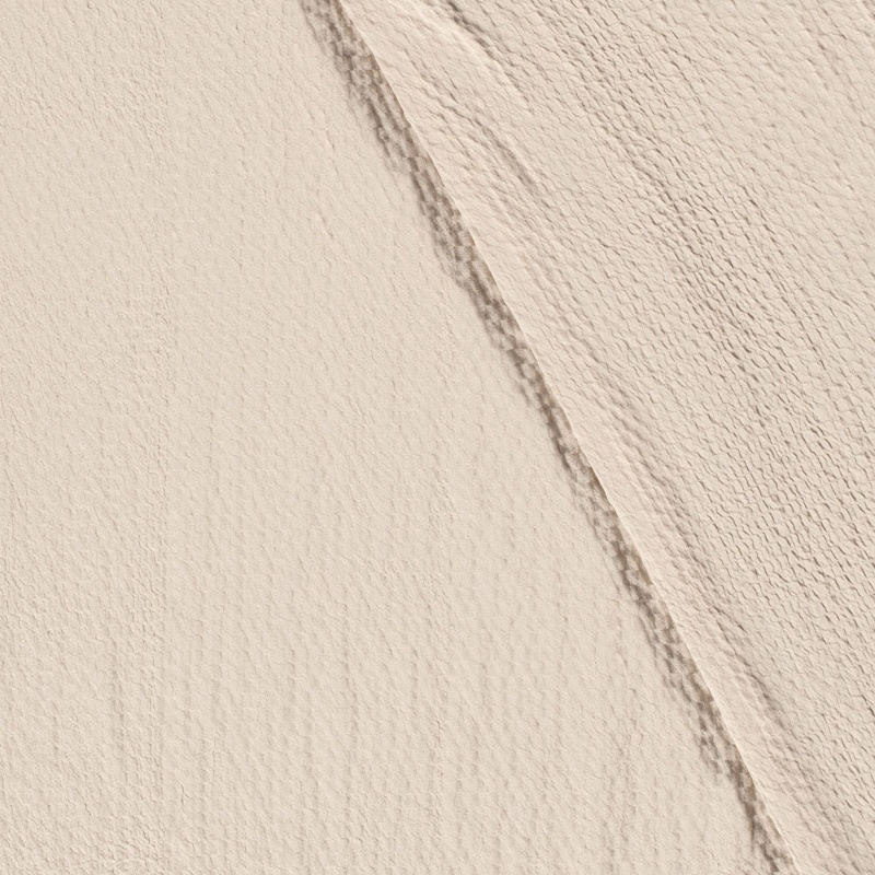 Tissu Viscose Bubble Beige - Tissus des Ursules