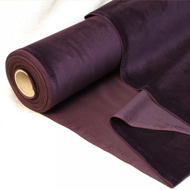 Tissu Velours Violet - Tissus des Ursules