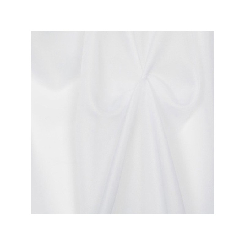 Rideau Voile Chic Blanc Finition Fronceur - Tissus des Ursules