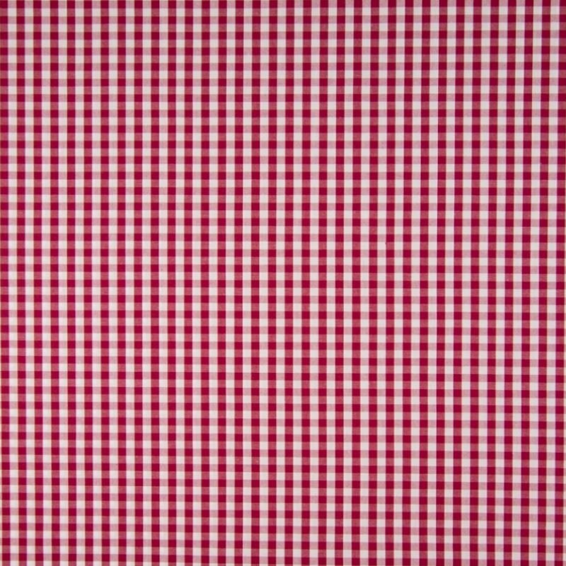 Tissu Vichy Fluide Rouge - Tissus des Ursules