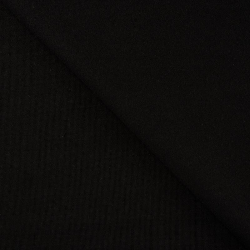 Tissu Aberdeen Imitation Lainage Noir - Tissus des Ursules