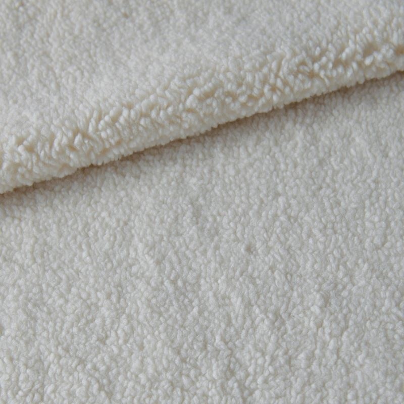 Tissu Effet Laine Sheep Ecru - Tissus des Ursules