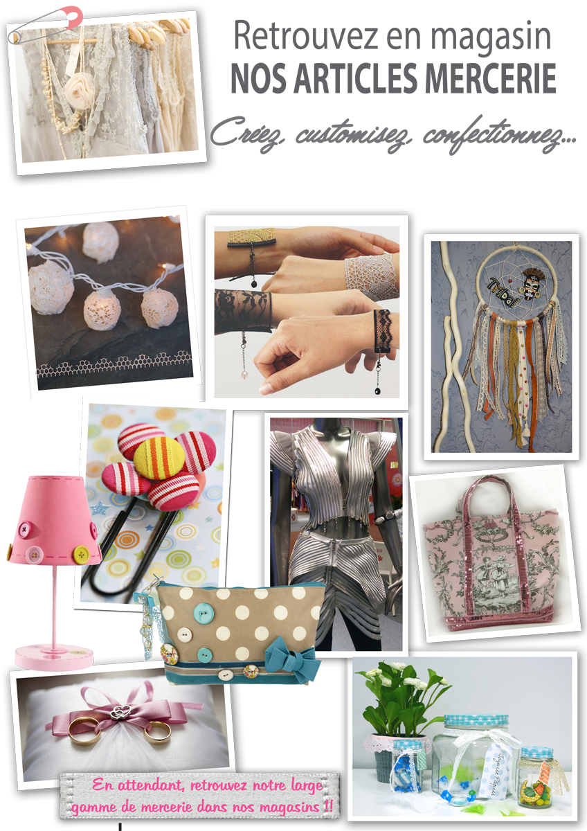 Mercerie en Magasin - Tissus des Ursules